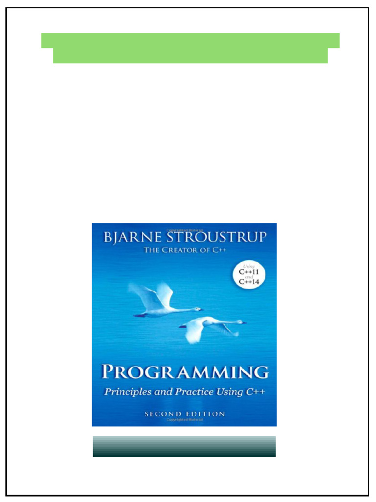 Programming: Principles and Practice Using C++, Second Edition Stroustrup 2025 PDF Download ...