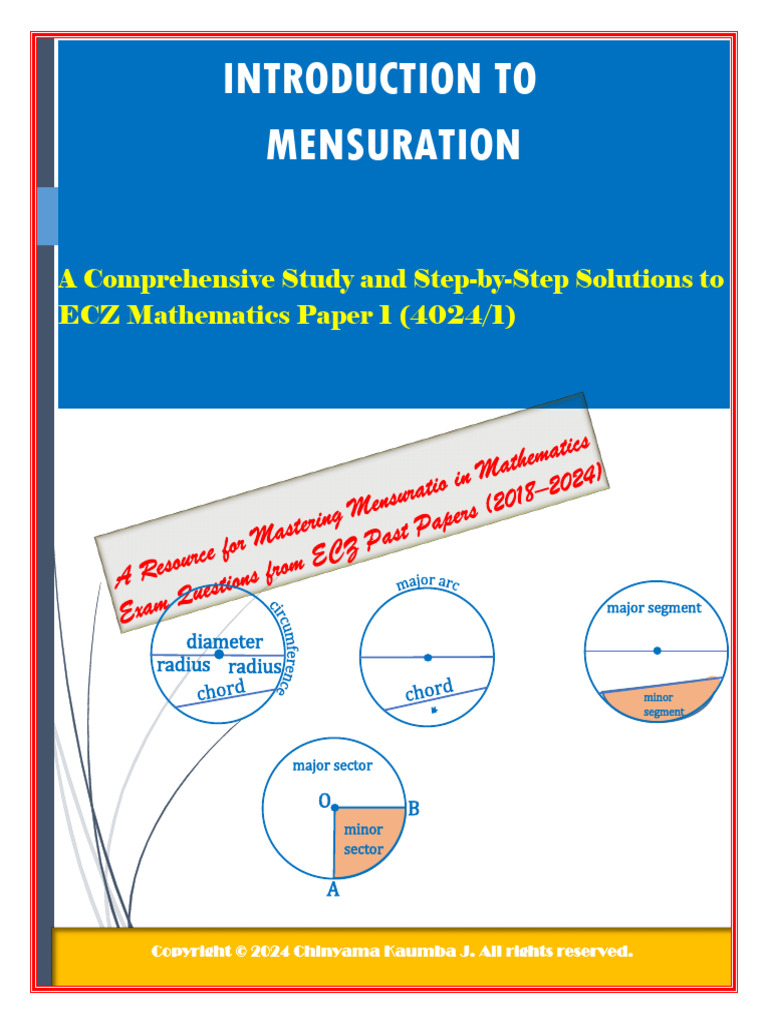 MENSURATION | PDF | Area | Circle