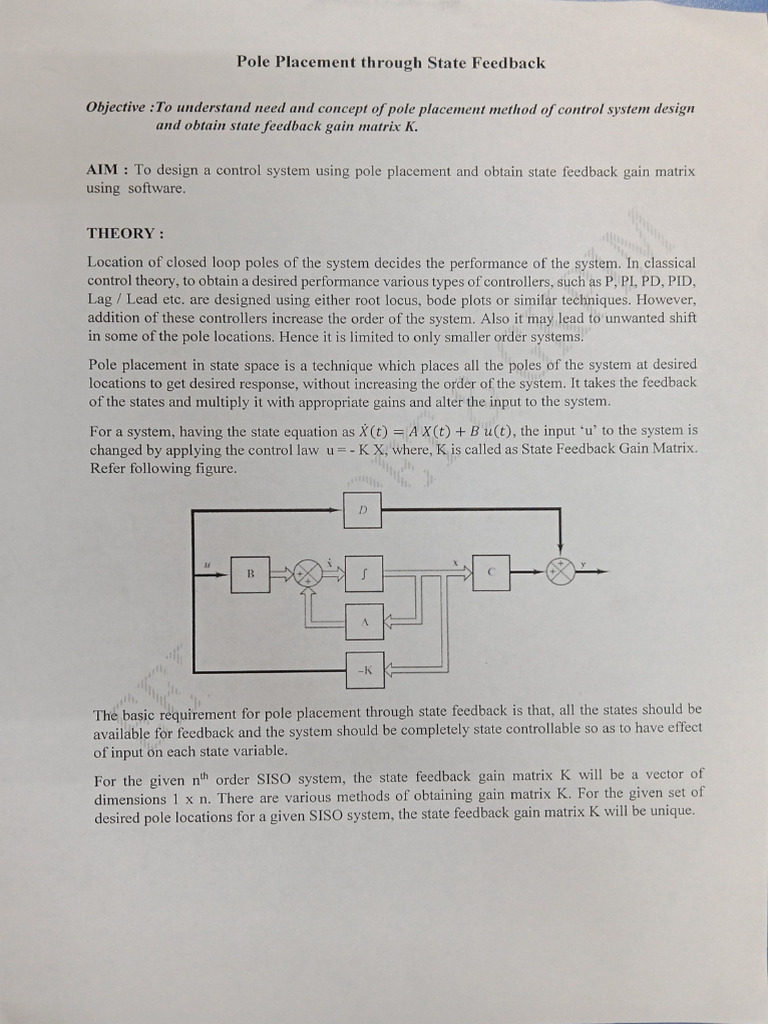 Pole Placement 22-Sep-2025 12-18-22 | PDF