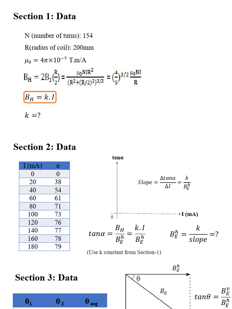 Magnetic Field Data | PDF
