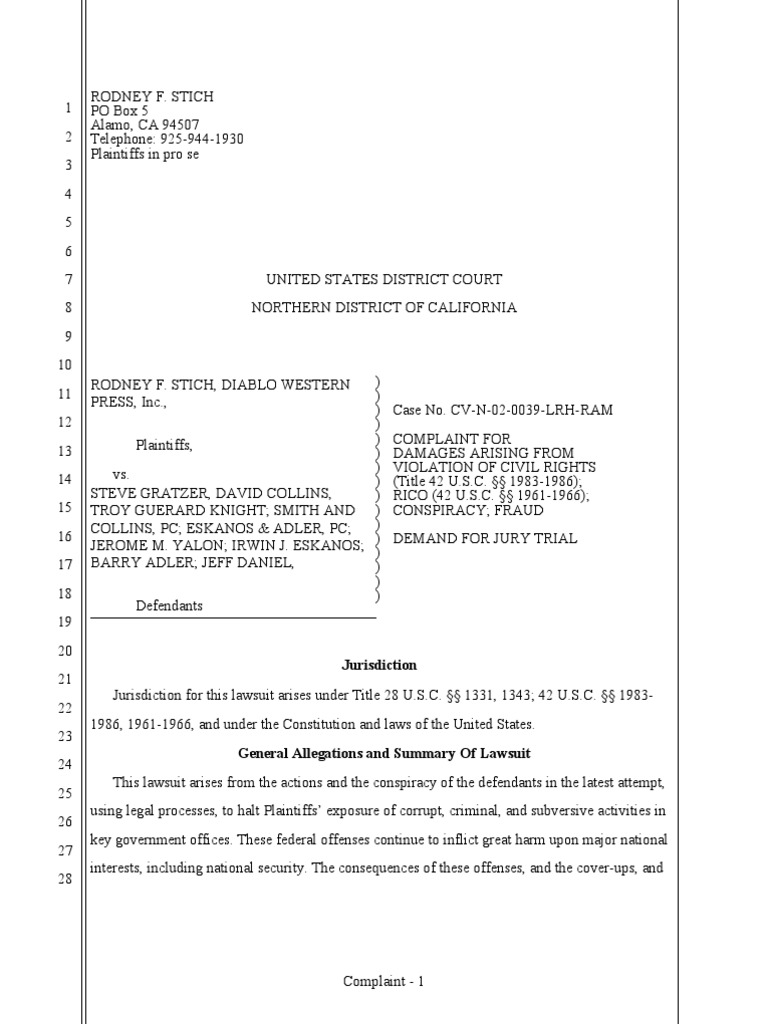 Good Rico Template | Racketeer Influenced And Corrupt Organizations Act ...