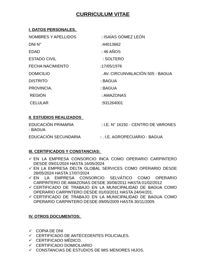 Curriculum Vita1 | PDF