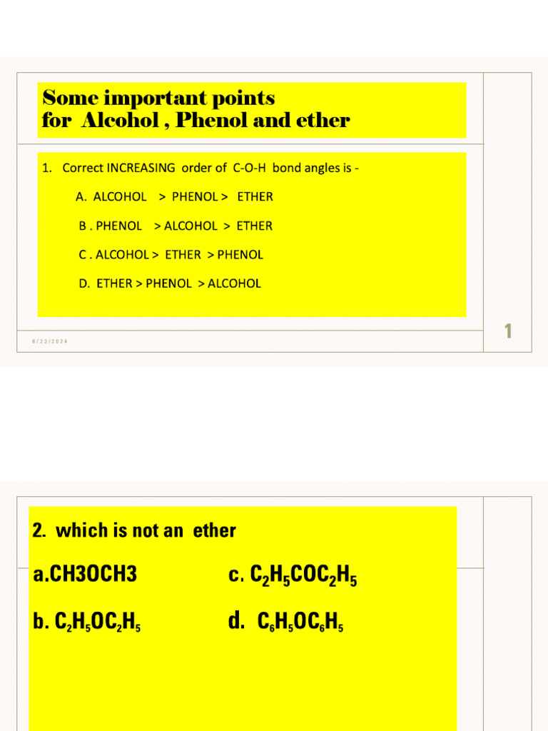 Alcohol PPT 1 | PDF