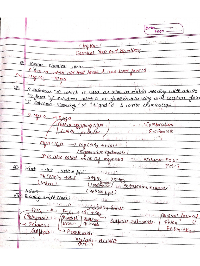 Chapter 1 Notes | PDF