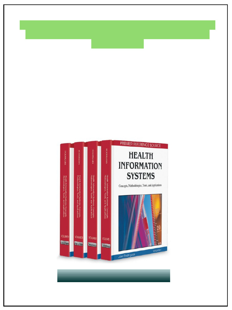 Health Information Systems Concepts Methodologies Tools and ...