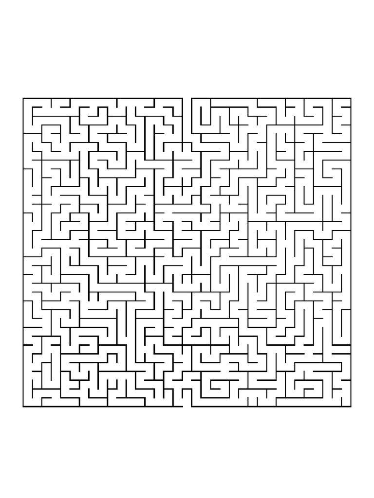 35 by 35 Orthogonal Maze | PDF