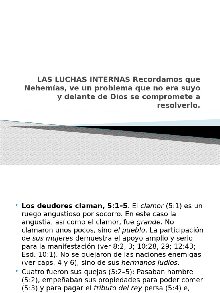 Enemigos Internos Nehemias | PDF