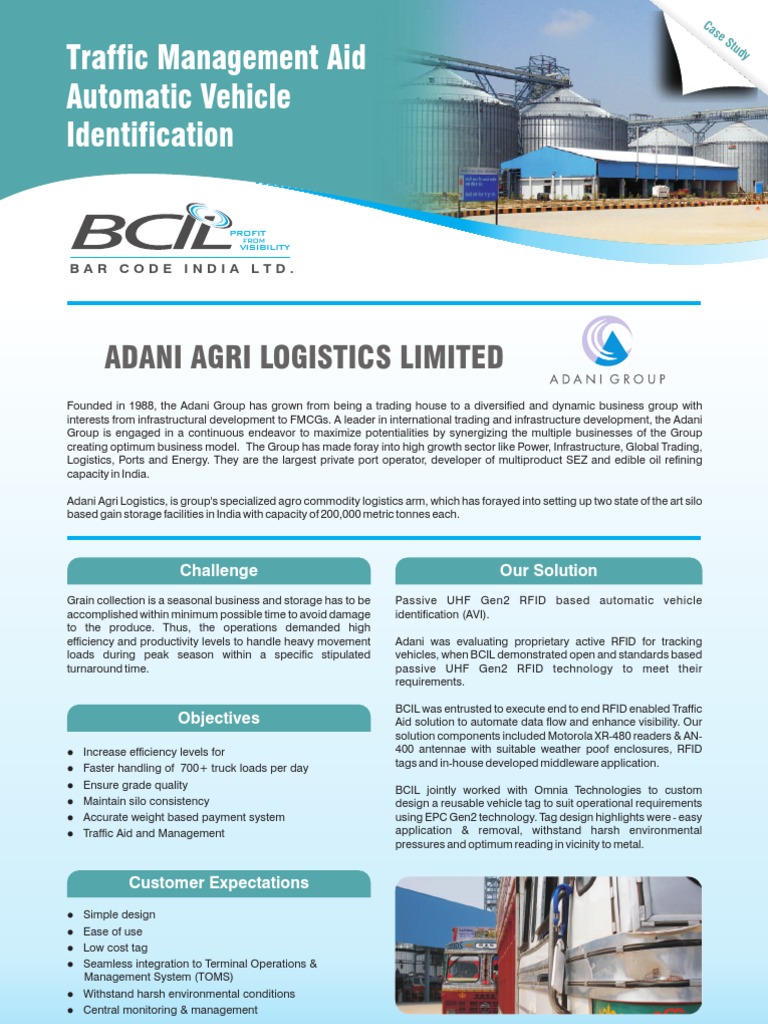 Adani Case Study - Final | PDF | Radio Frequency Identification | Business