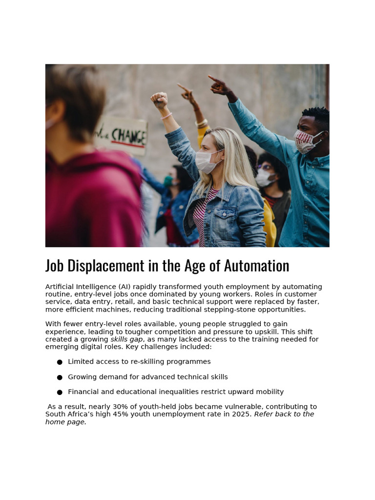 Job Displacement in The Age of Automation | PDF