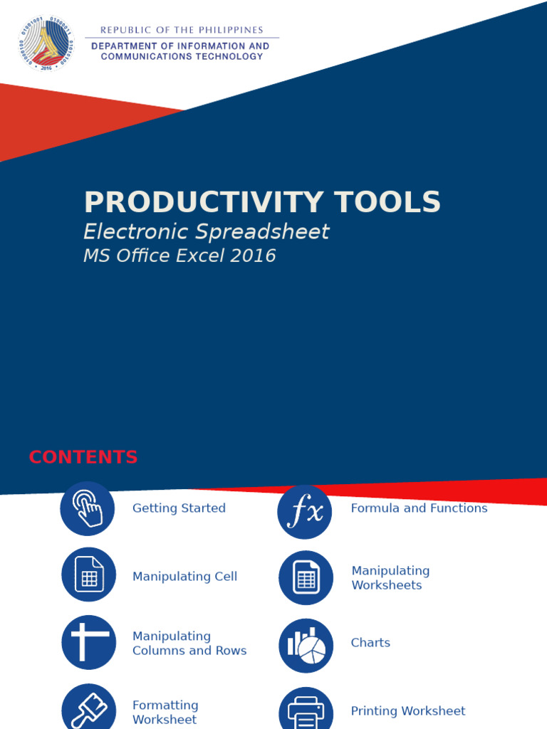 Module 3 - Electronic Spreadsheet MS Excel 2016 FINAL | PDF | Microsoft ...