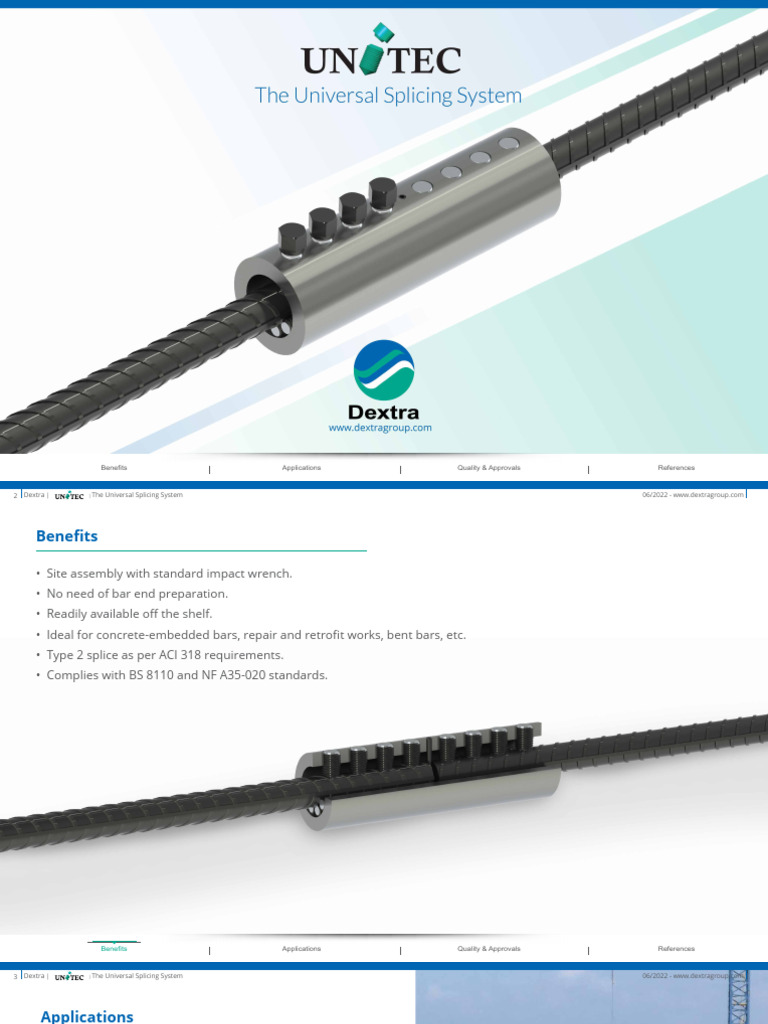 Dextra Unitec Splicing System Overview | PDF | Production And ...