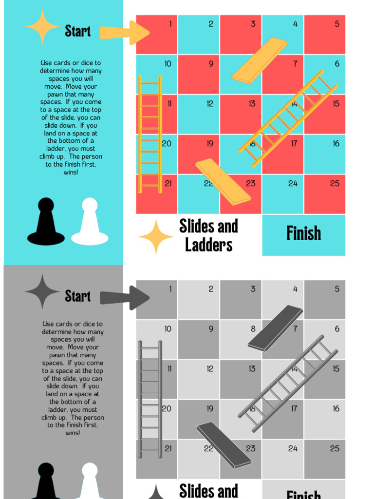 Slides and Ladders Game Rules | PDF