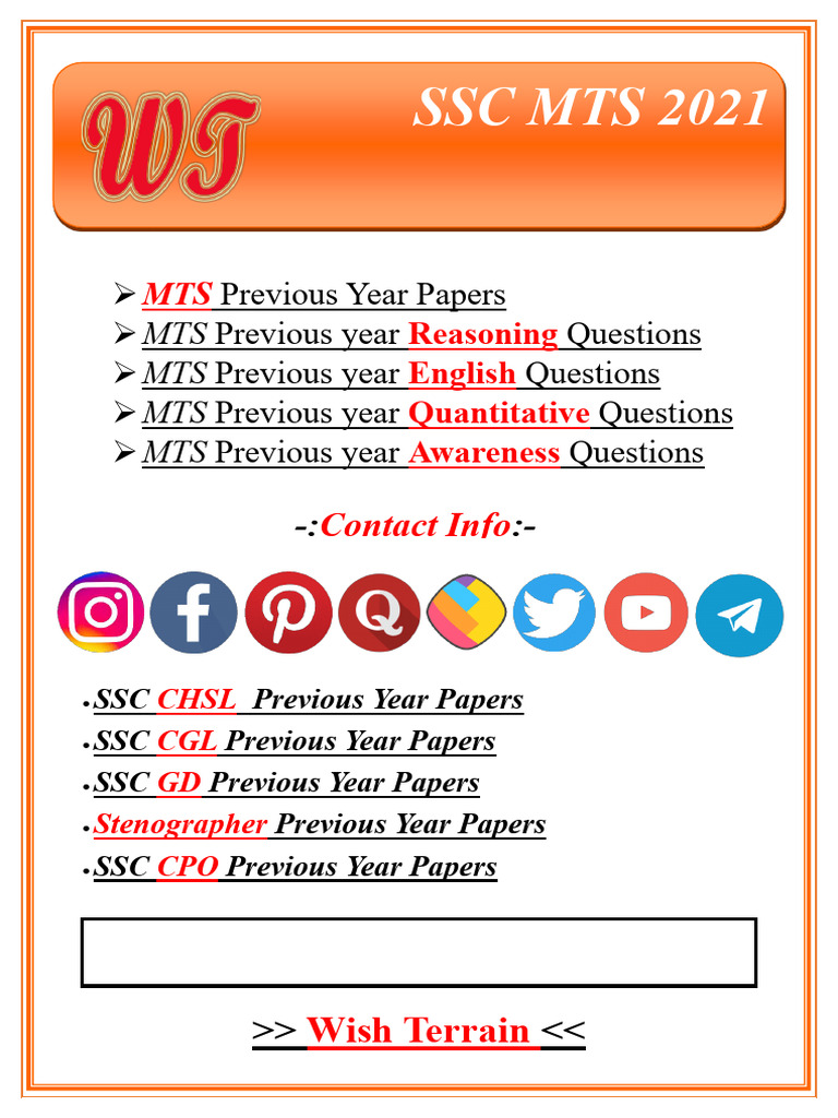 SSC MTS 26 July 2022 Math Questions in English | PDF