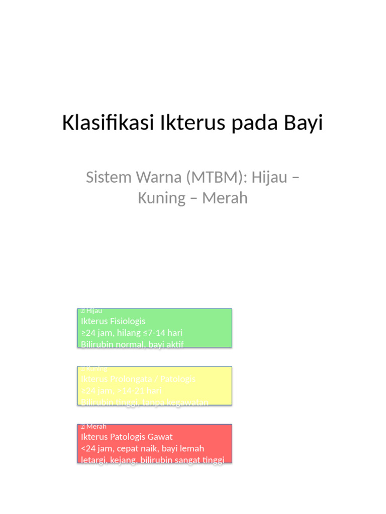 Klasifikasi_Ikterus_MTBM | PDF