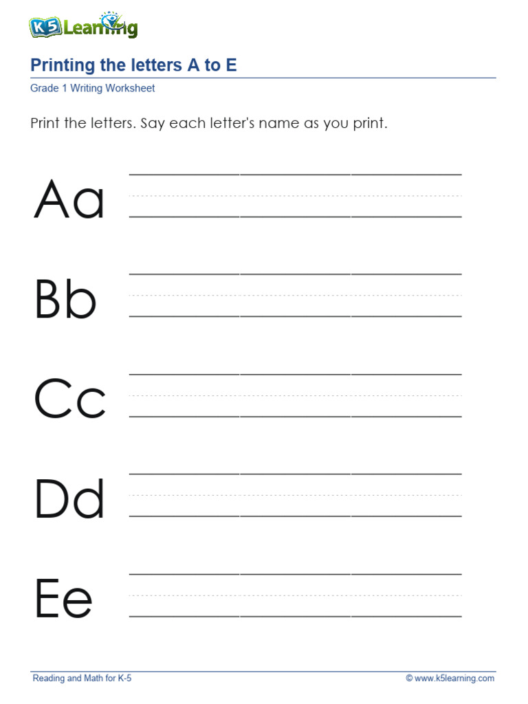 【Merge】 【Merge】 Grade 1 Print Letters A | PDF | Orthography | Collation