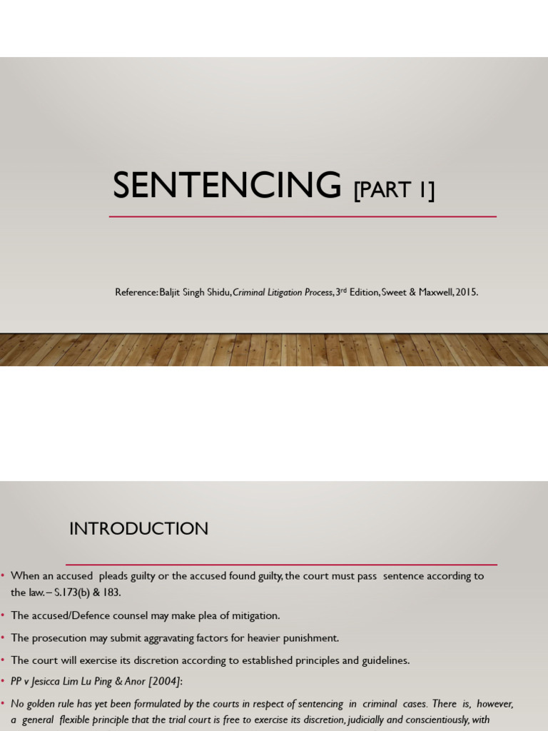 Principles of Criminal Sentencing | PDF | Sentence (Law) | Crimes