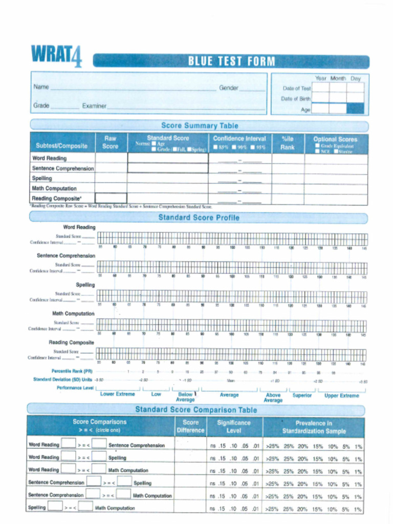 Blue Form | PDF