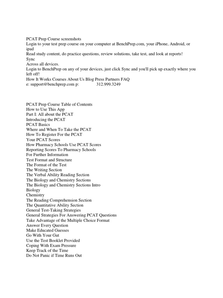 PCAT Basic Subjects | PDF | Genetics | Gene