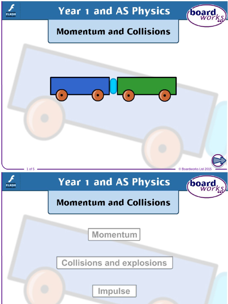 Momentum and Collisions Part 4 - Summary Activities | PDF
