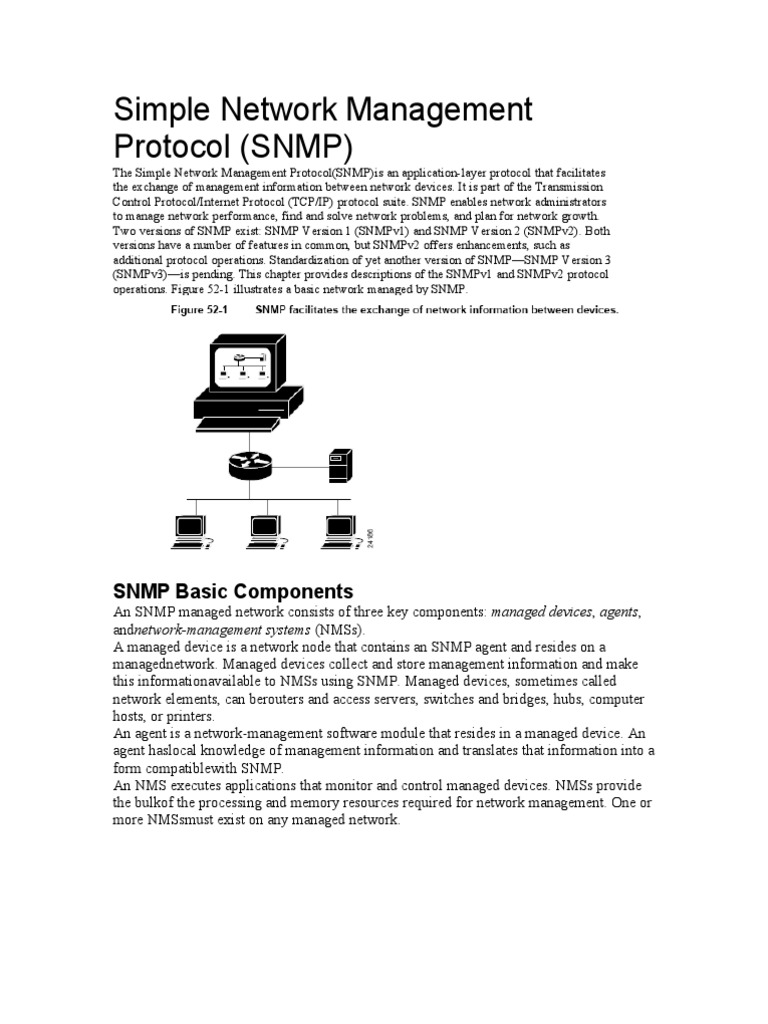 Network Management Protocols | PDF | Communications Protocols | Computer Network