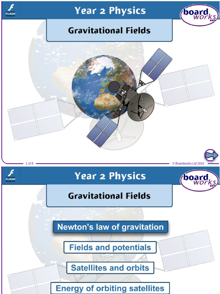Gravitational Fields Part 1 - Newtons Law of Gravitation | PDF