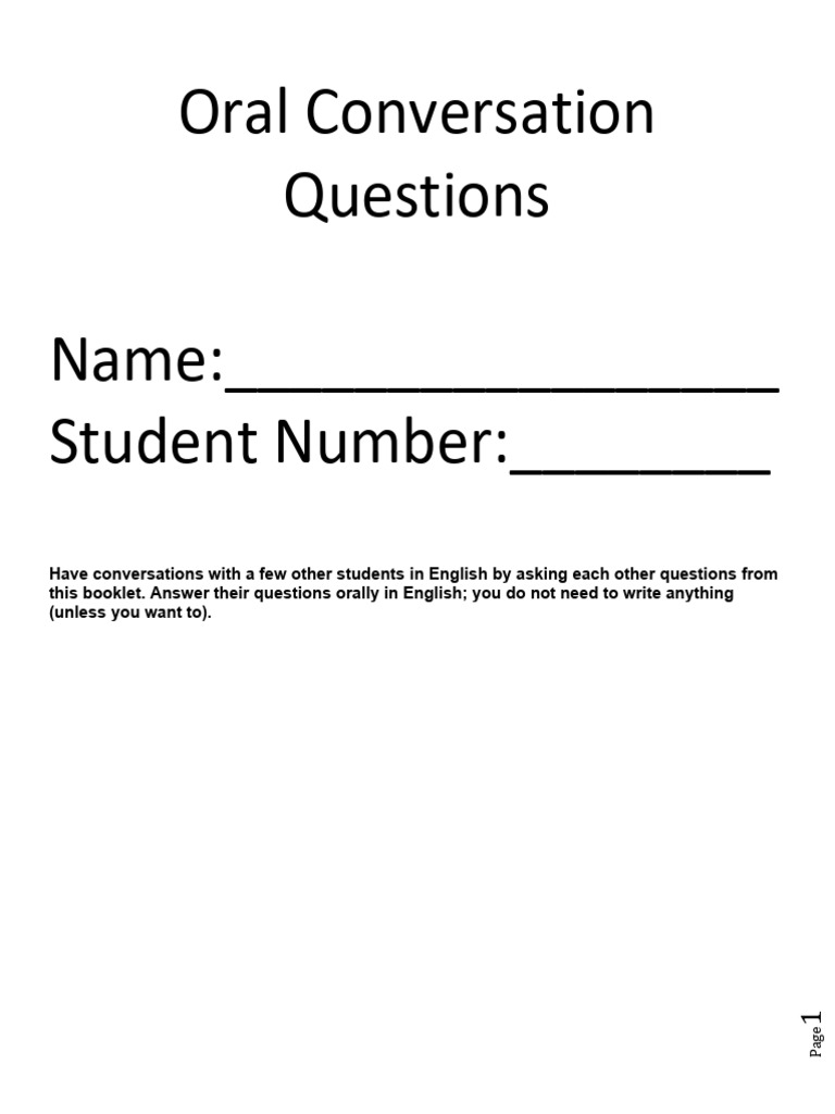 Oral English Conversation Guide | PDF | Motivation | Motivational