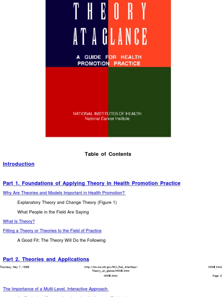 Theory at Glance | PDF | Behavior | Motivation