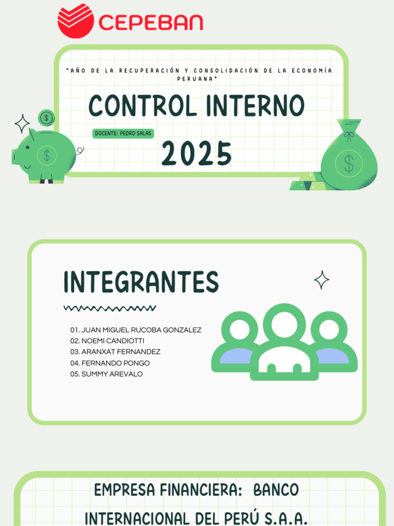 Modelo Coso Interbank | PDF | La seguridad informática | Seguridad