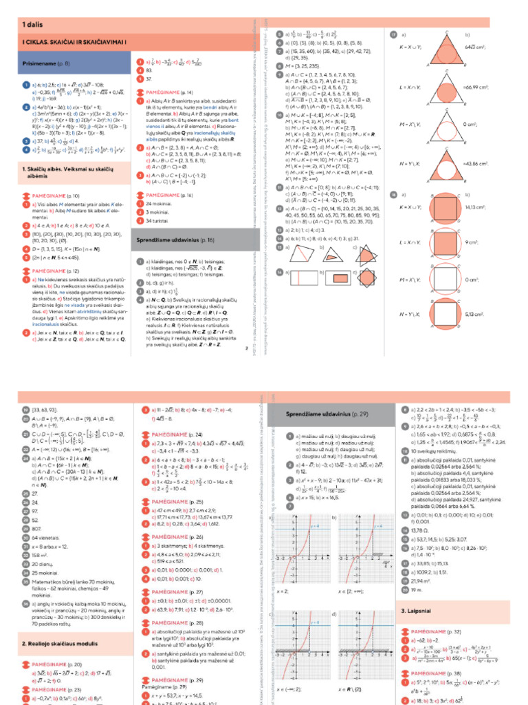11kl. Atsakymai 1sk. | PDF