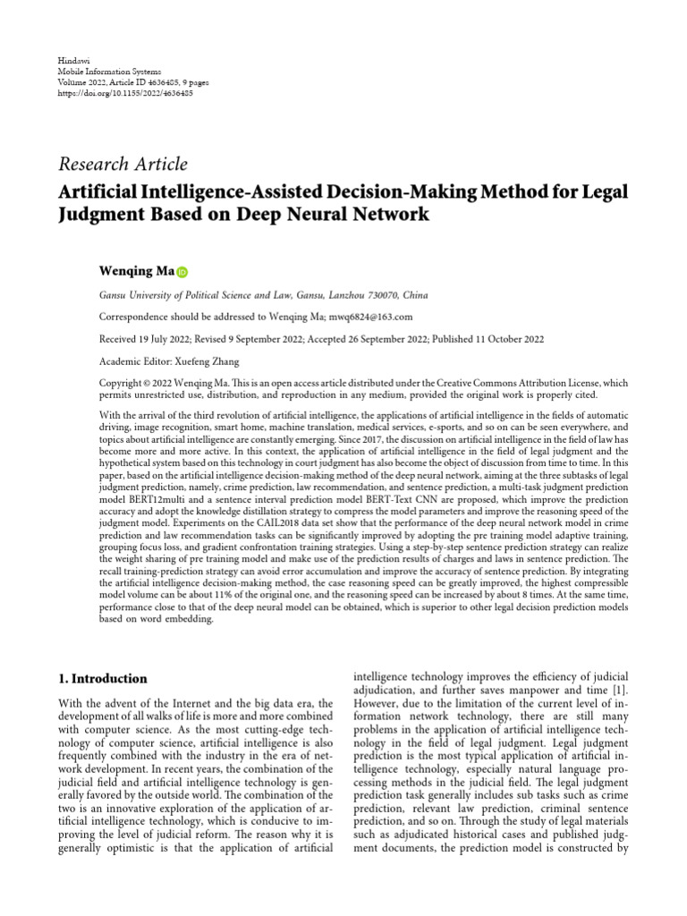 Artificial Intelligence-Assisted Decision-Making M | PDF | Artificial ...