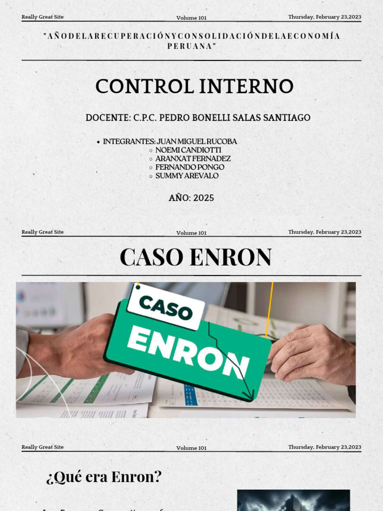 CASO ENROM Compressed | PDF | Enron | Sarbanes-Oxley