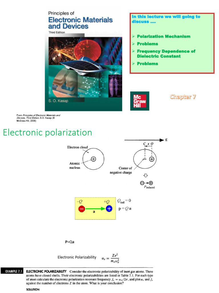 Understanding Electronic Polarization | PDF