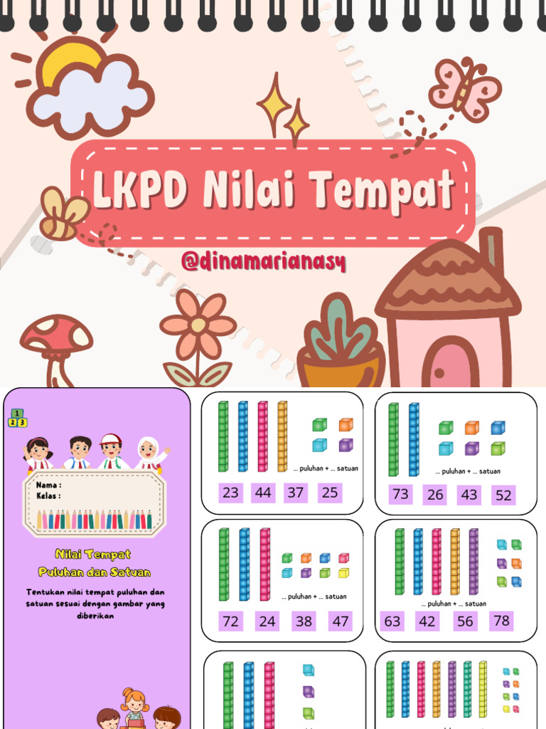LKPD Nilai Tempat Puluhan dan Satuan | PDF