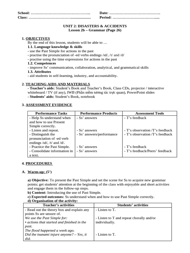 Unit 2 - Lesson 2b - Grammar - Page 26uNIT 5 FRIENDS GOODuNIT 5 FRIENDS ...