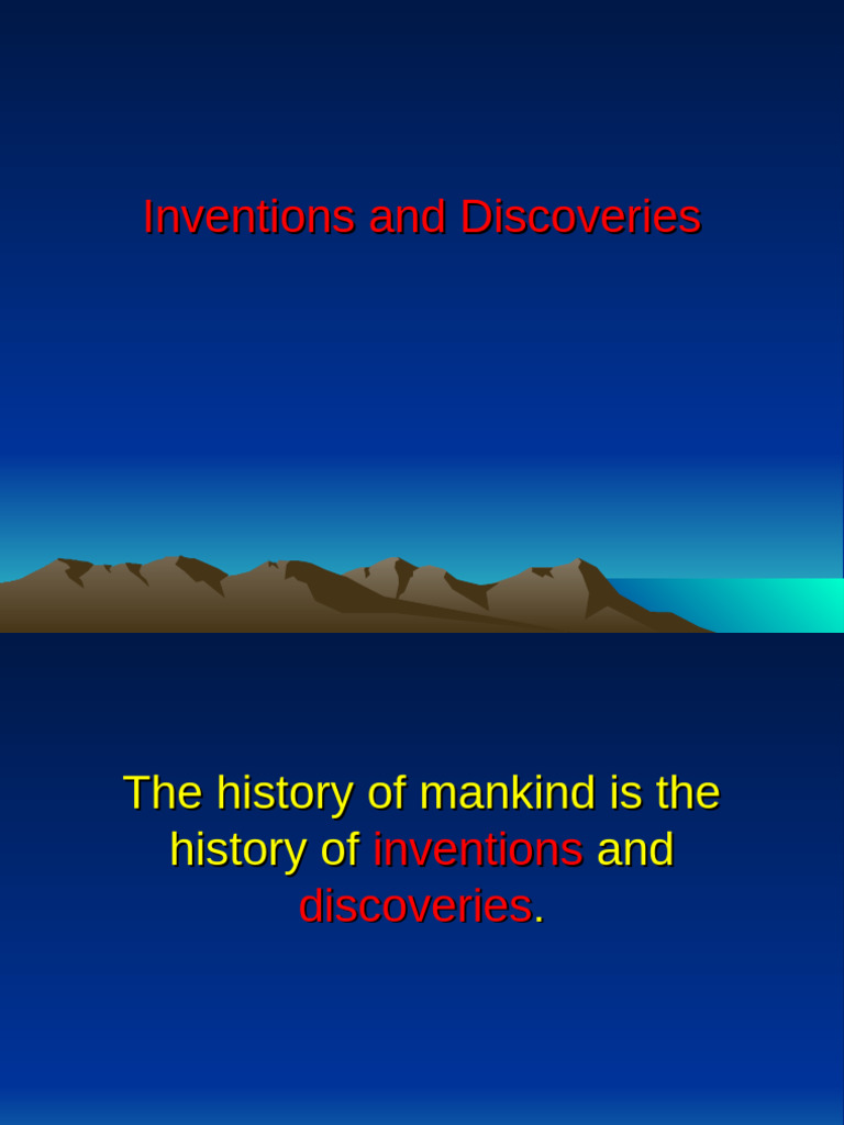 Inventions and Discoveries | PDF