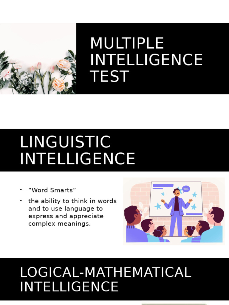 Multiple Intelligence Test | PDF | Intelligence | Behavioural Sciences