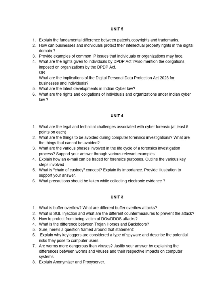 Cyber Practice Questions | PDF | Cybercrime | Computer Security