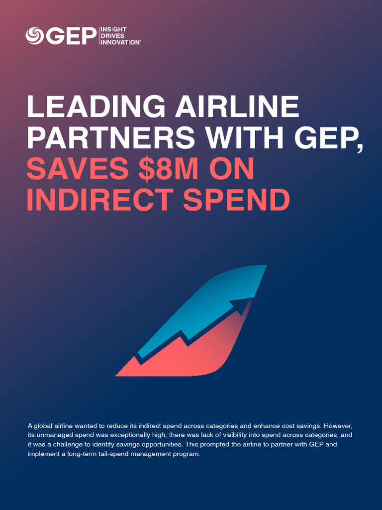 Leading Airline Partnerswith Gep Saves Dollar 8 Million On Indirect ...