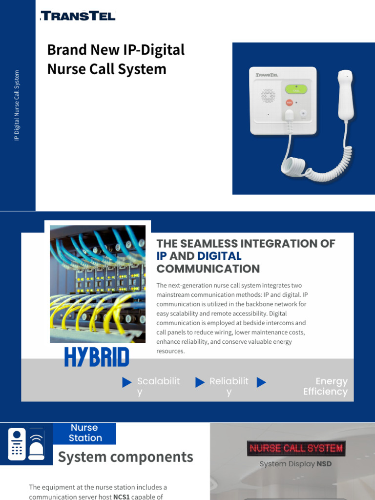 Transtel Nurse Call System 2024 | PDF | Computer Network | Computer ...