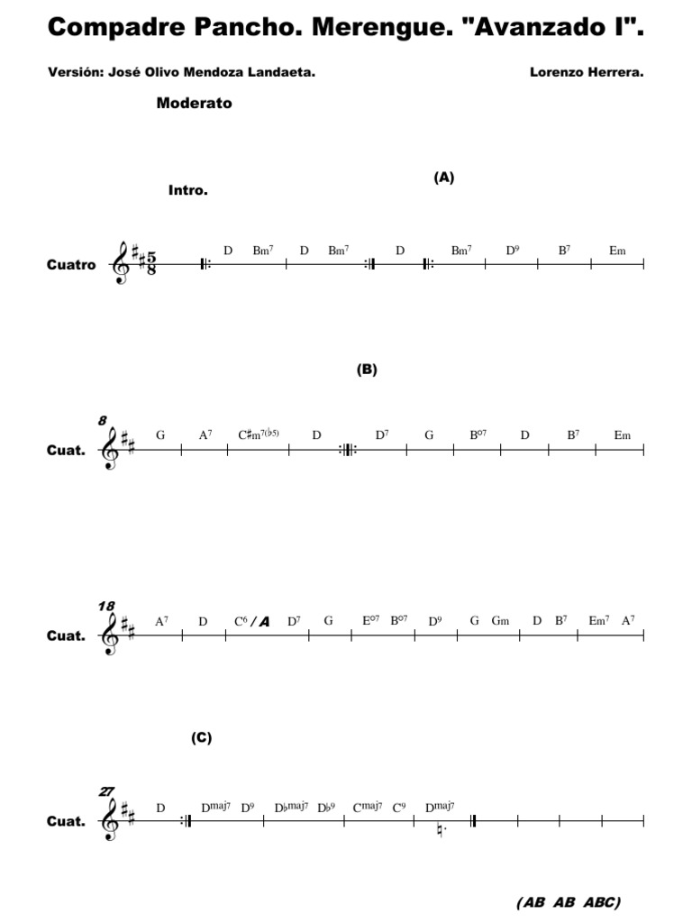 Moderato: Intro. (A) | PDF