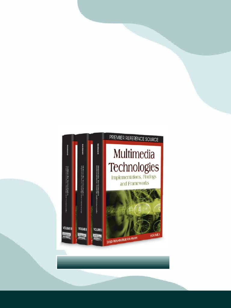 (Ebook) Multimedia Technologies: Concepts, Methodologies, Tools, and ...