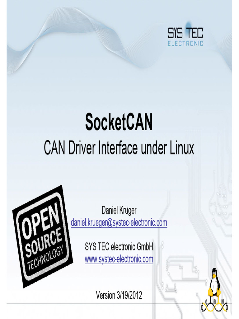 1044 SocketCAN | PDF | Bit Rate | Computing