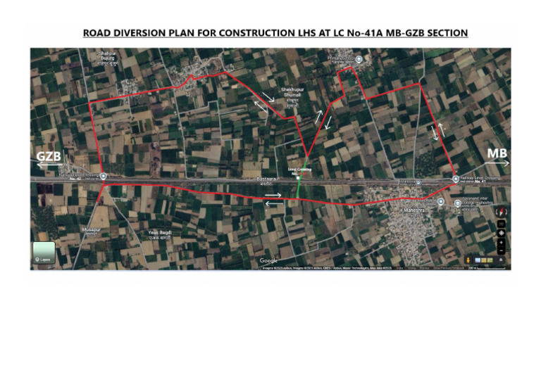 Road Diversion Plan of LC No. 41A For LHS Construct | PDF