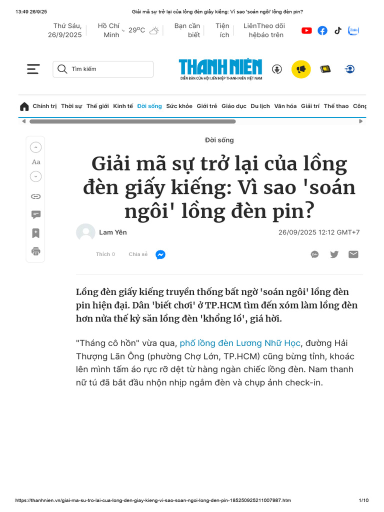 Giải mã sự trở lại của lồng đèn giấy kiếng - Vì sao 'soán ngôi' lồng ...