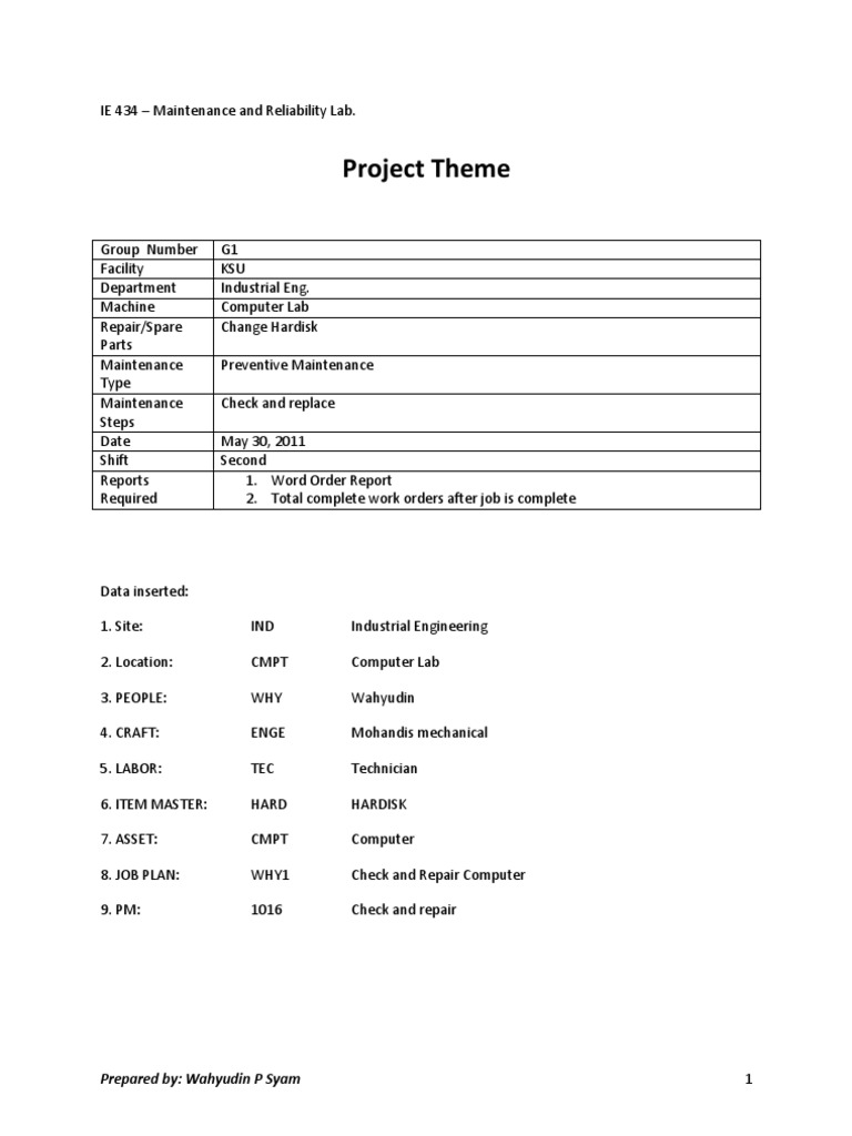 Project Tutorial | PDF | Reliability Engineering | Software