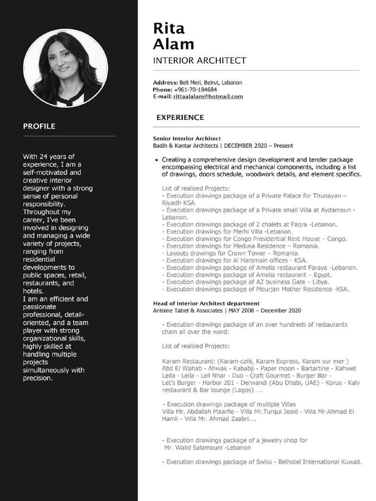 Rita Alam Resume 2025 | PDF