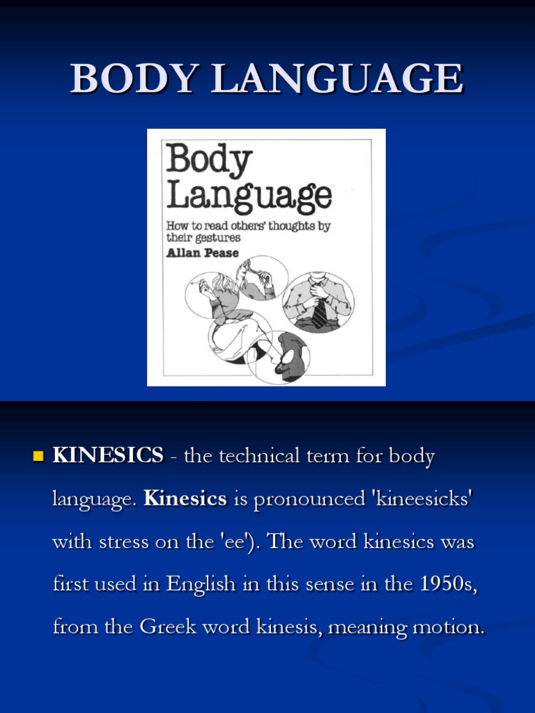 Body Language | PDF | Body Language | Gesture