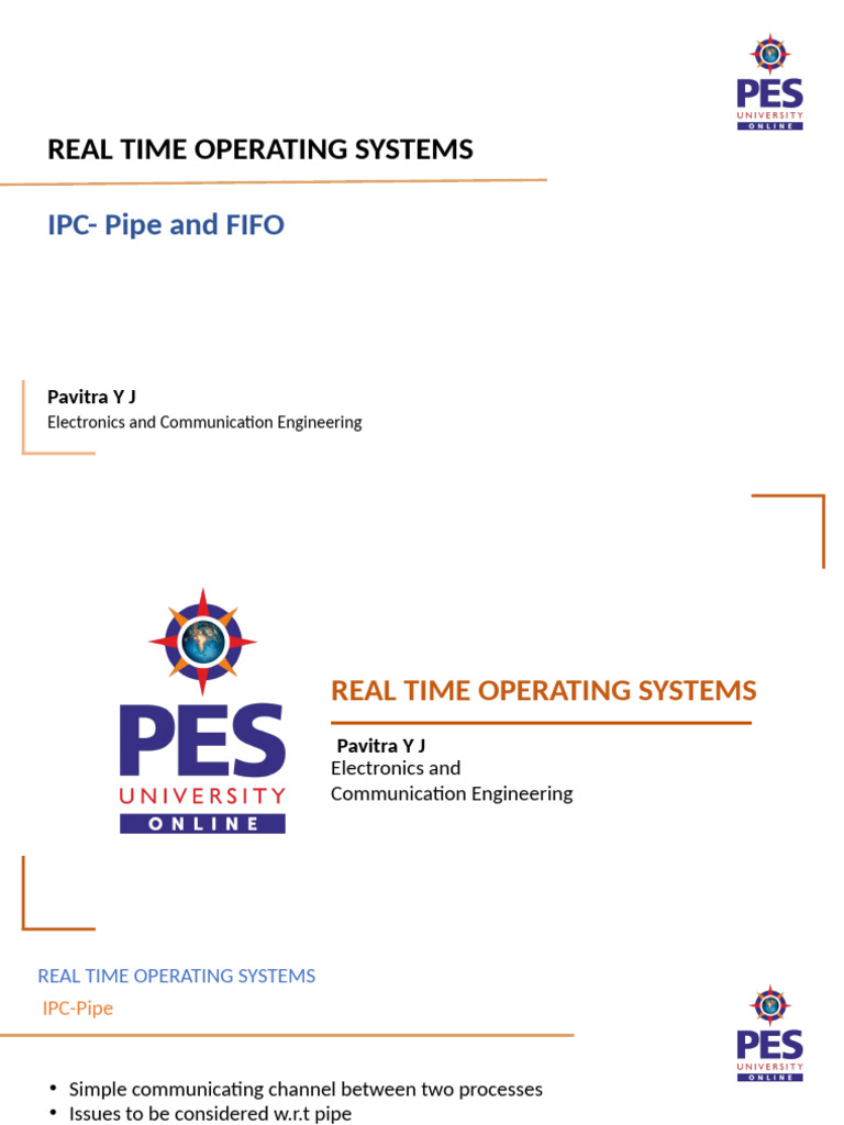 Unit1 Class15 IPC Pipe FIFO | PDF | Unix | Computing