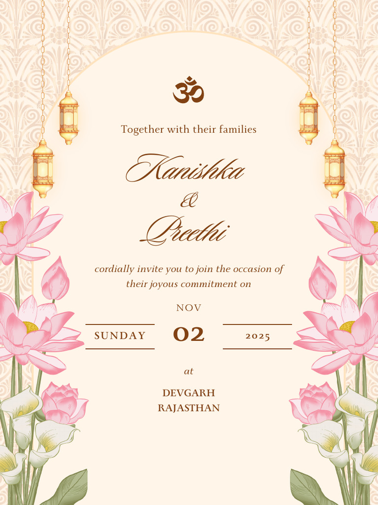Wedding Invitation Kanishka | PDF
