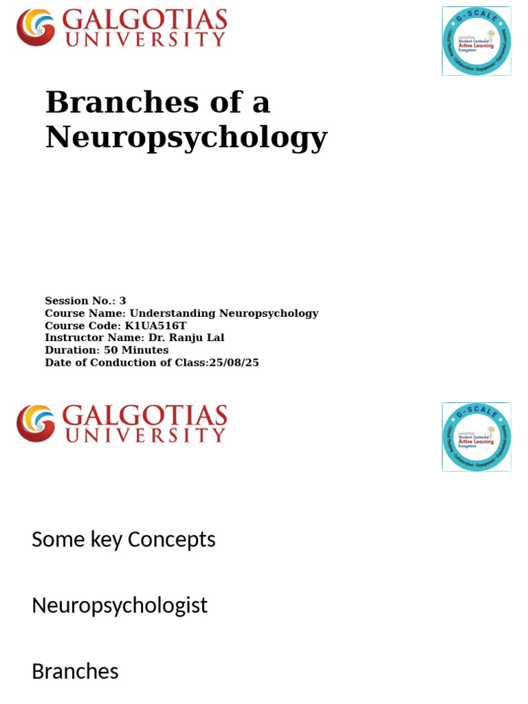 Unit 1.3. UN Branches | PDF | Psychology | Neuropsychology